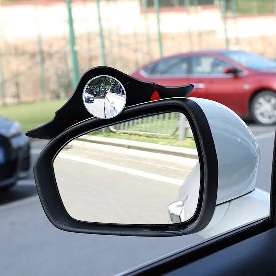 Stylish Blind Spot Mirror For ORVM (Carbon Fiber Finish) – Modheads.in