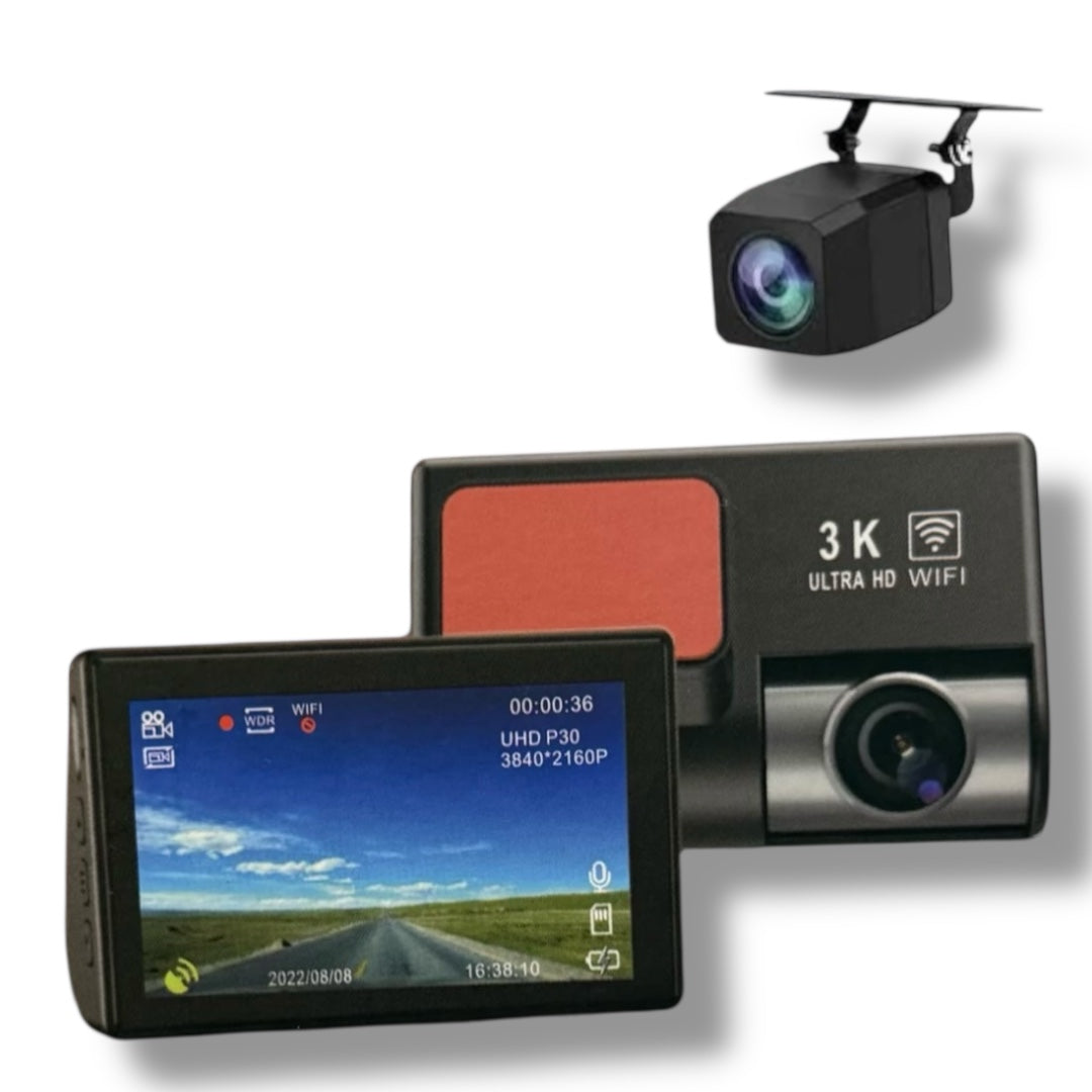 A800 PRO 3K HD Dashcam | APP-Wifi Connection | Front and Rear – Modheads.in